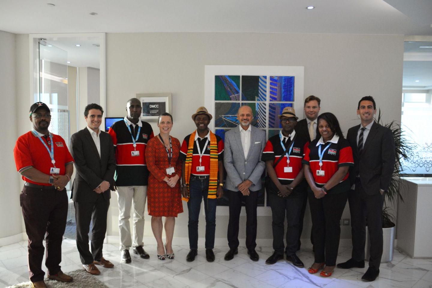 DMCC hosts Government of Kenya officials at its Almas Tower HQ